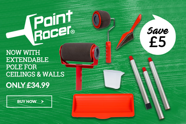 JML| Paint Racer - Mess-free, portable refillable roller painting system