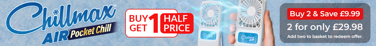 Chillmax Air Pocket Chill Mini Fan | JML